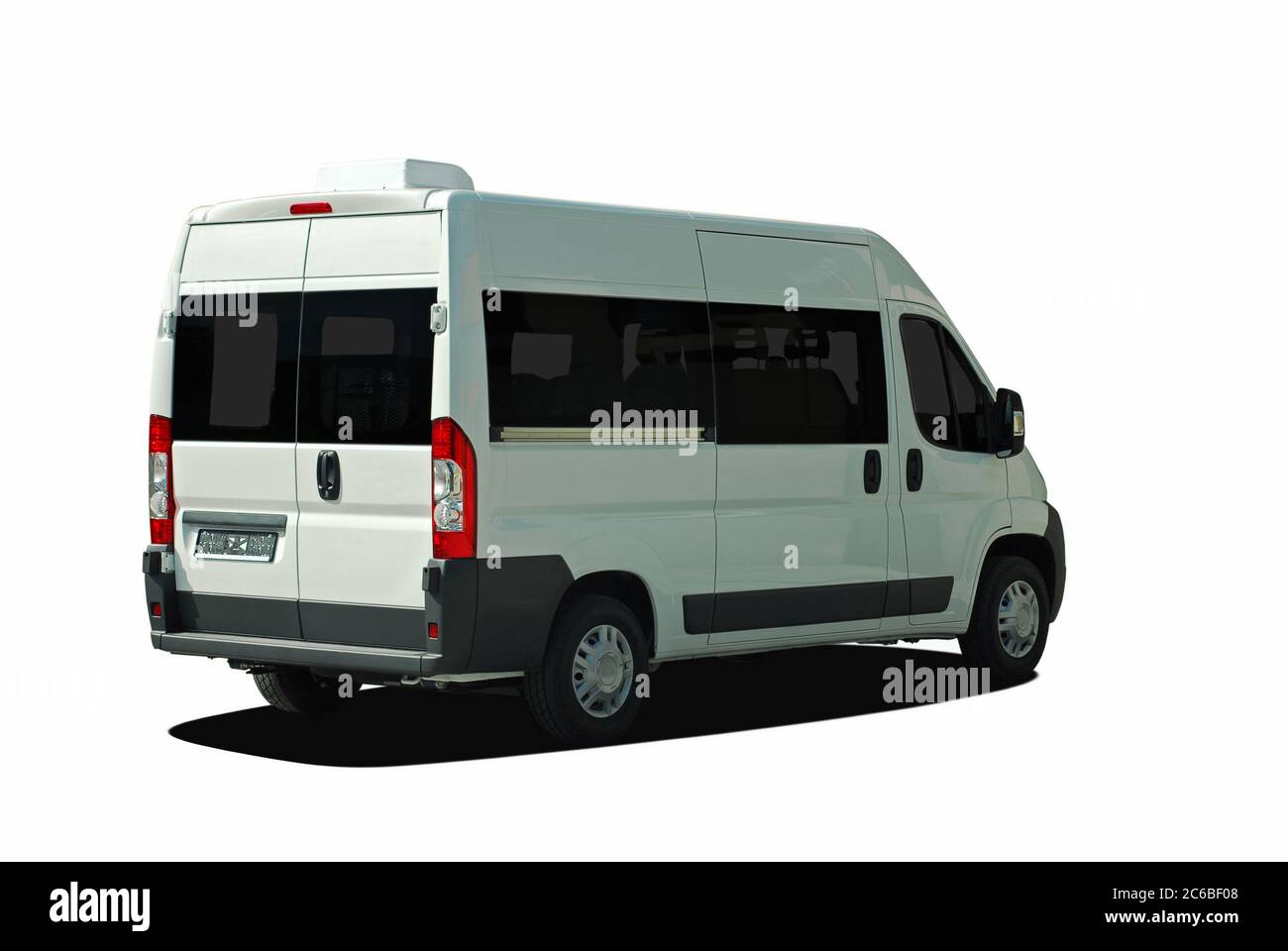 White minibus hi-res stock photography and images - Alamy