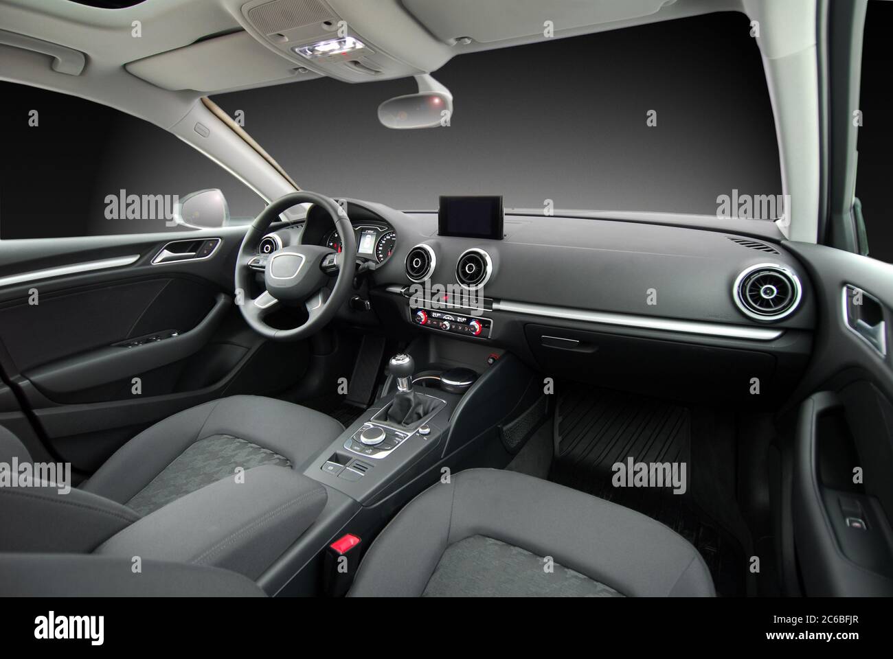 dashboard of a modern car Stock Photo - Alamy