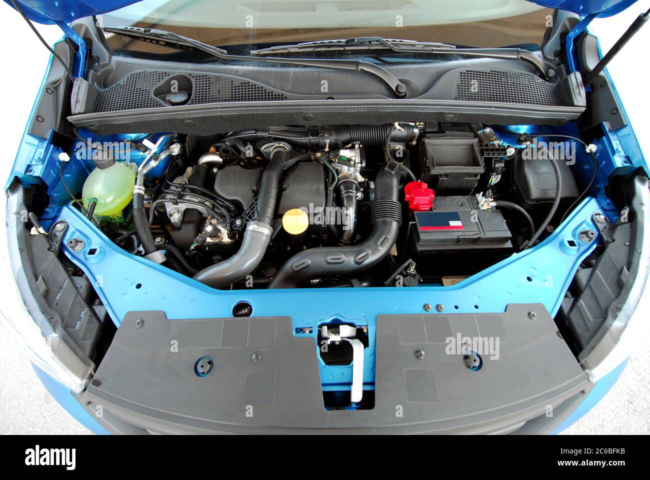 car engine, engine in a passenger car Stock Photo - Alamy