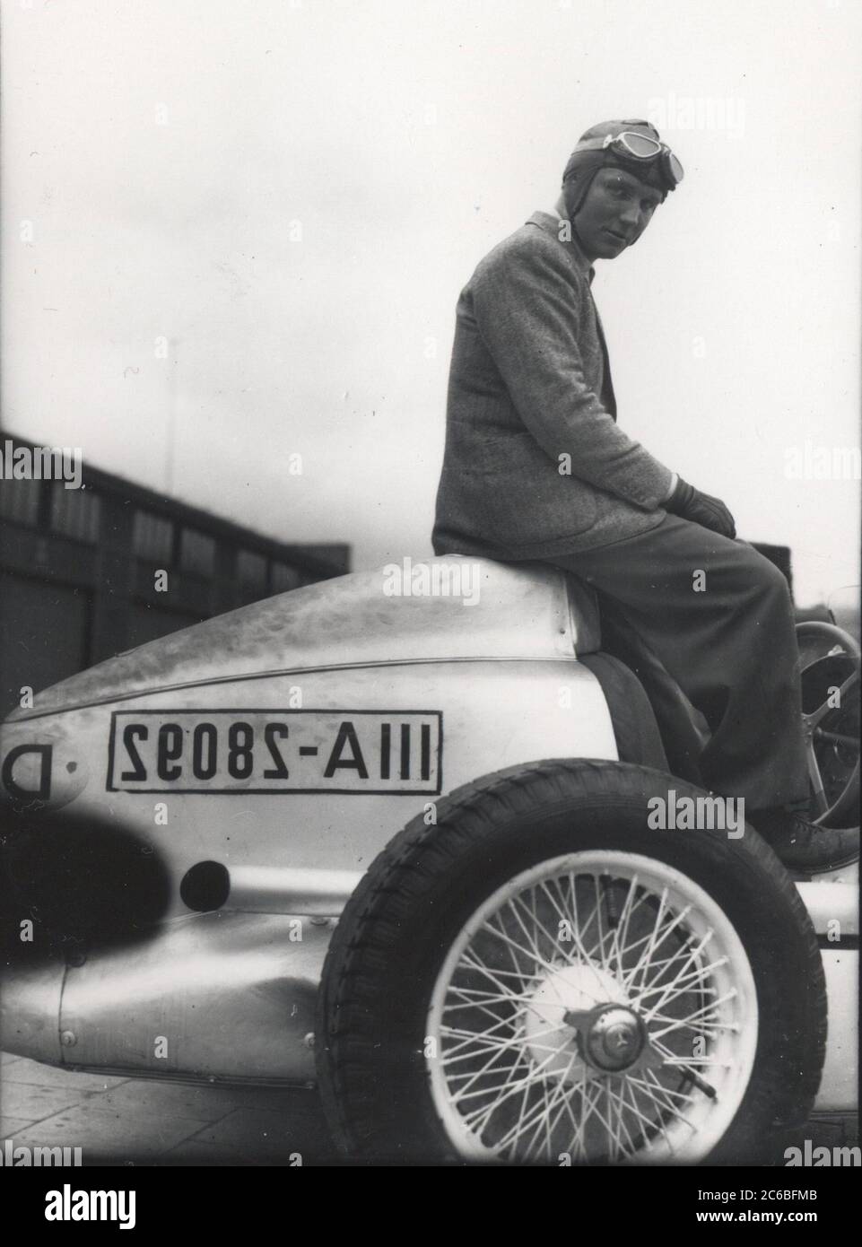 Racing driver - car Heinrich Hoffmann Photographs 1934 Adolf Hitler's ...