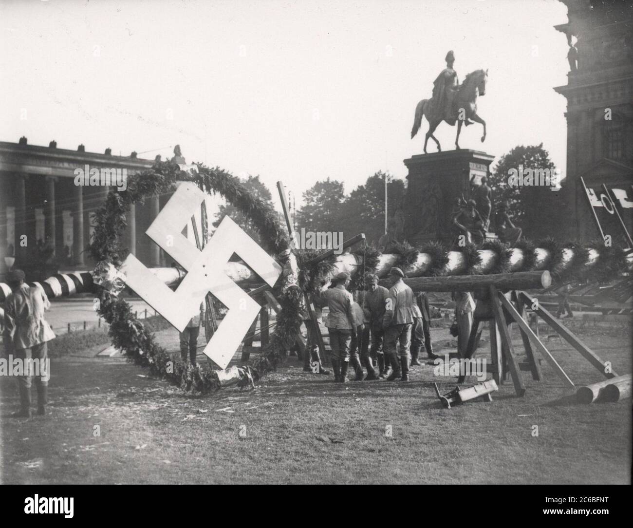 Celebration for the 1st Shark - raising the maypole Heinrich Hoffmann ...