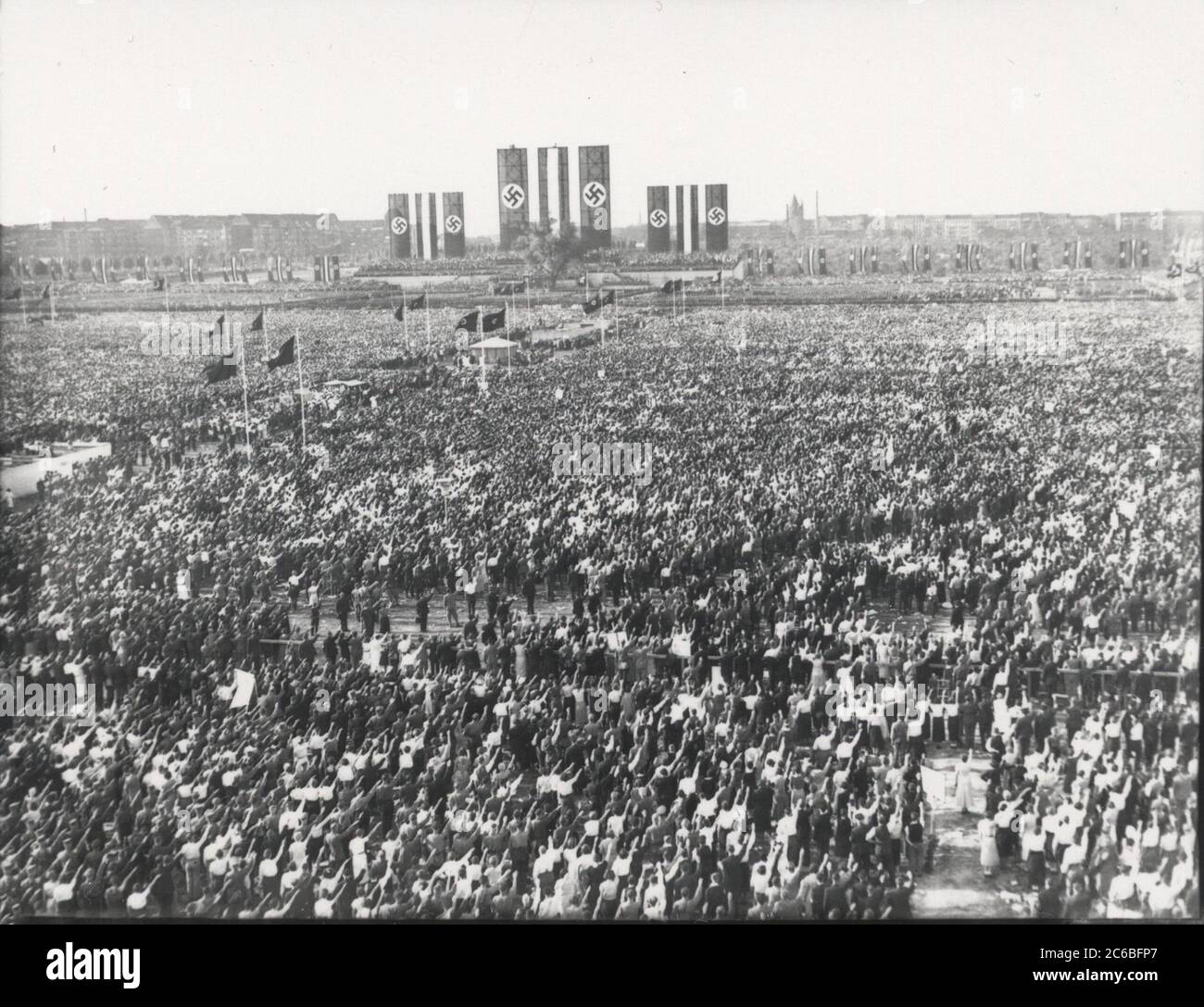 Rally at Tempelhofer Feld Heinrich Hoffmann Photographs 1934 Adolf ...