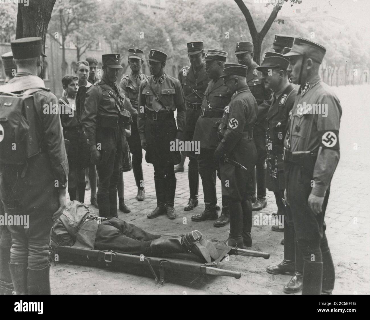 Medical exercise of the SA Heinrich Hoffmann Photographs 1934 Adolf ...