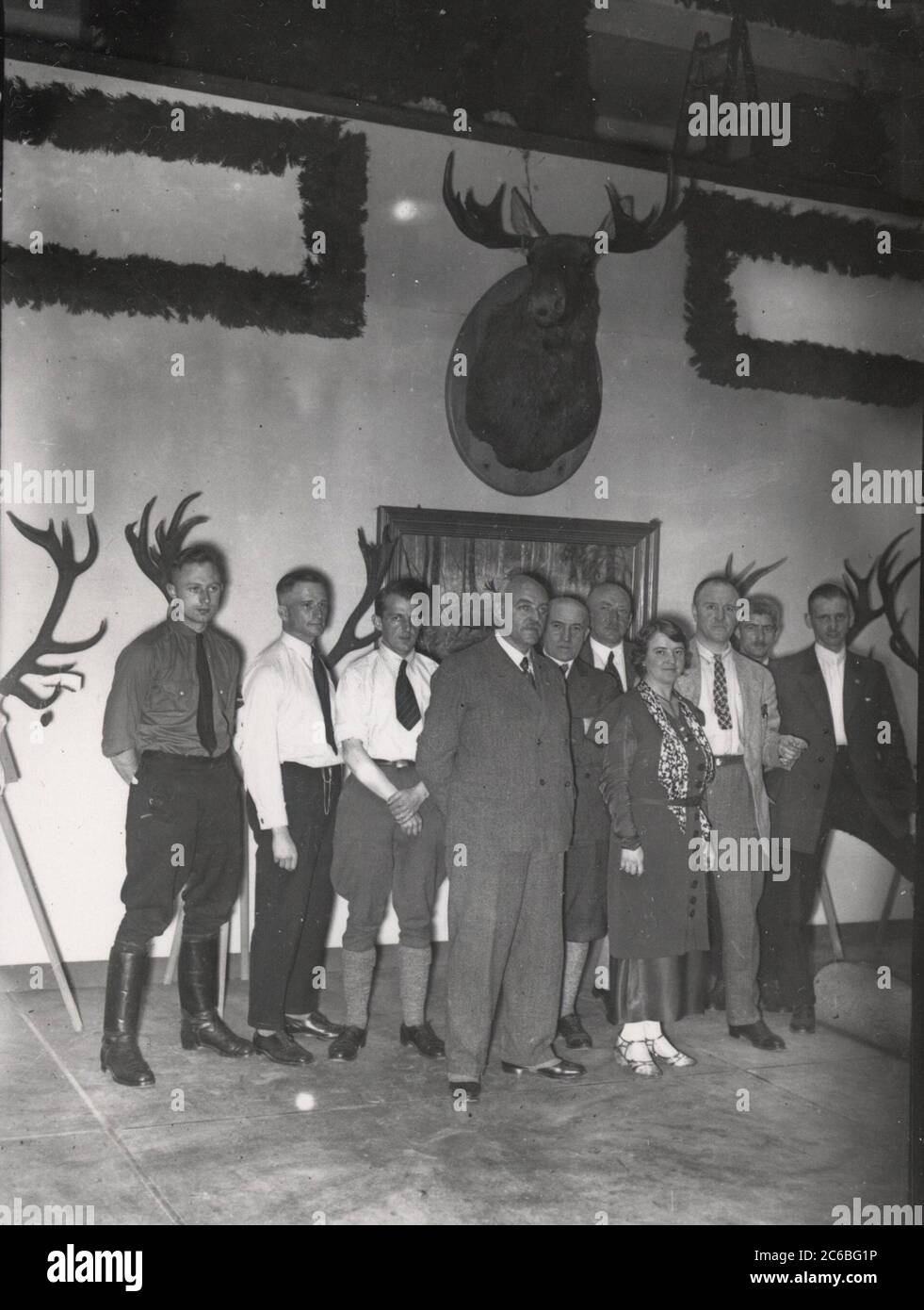 Opening of the hunting exhibition by Hermann Goering Heinrich Hoffmann ...