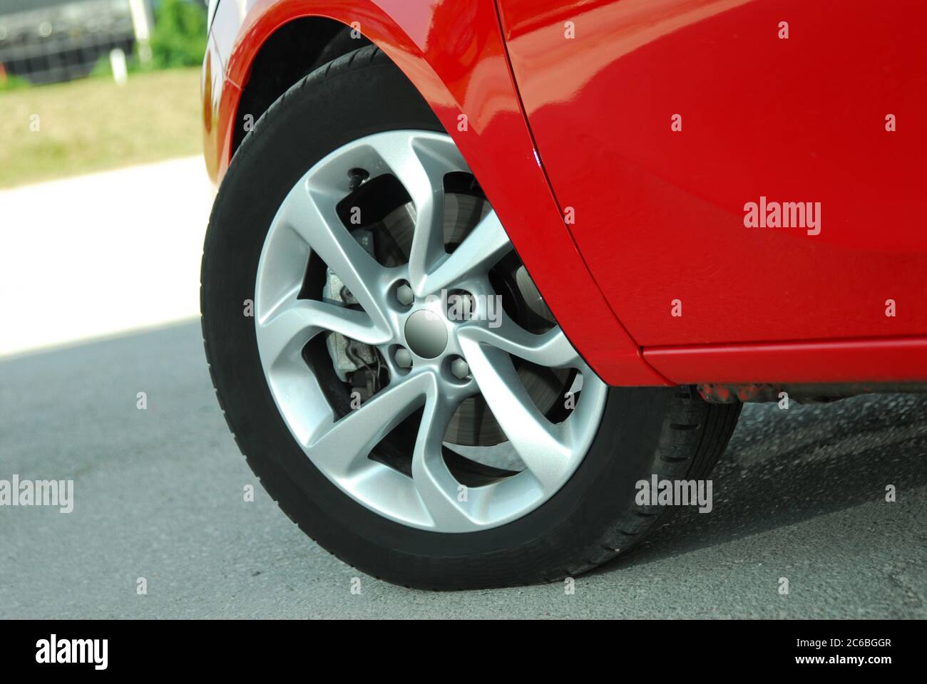 aluminium sport wheel Stock Photo - Alamy