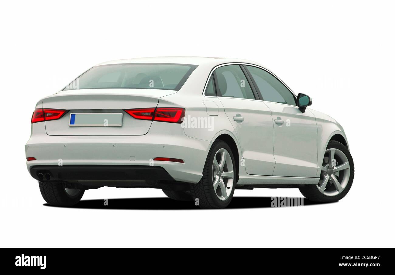 Car rear view Cut Out Stock Images & Pictures - Alamy