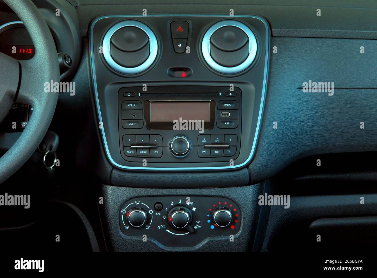 modern car interior, details inside the car Stock Photo - Alamy
