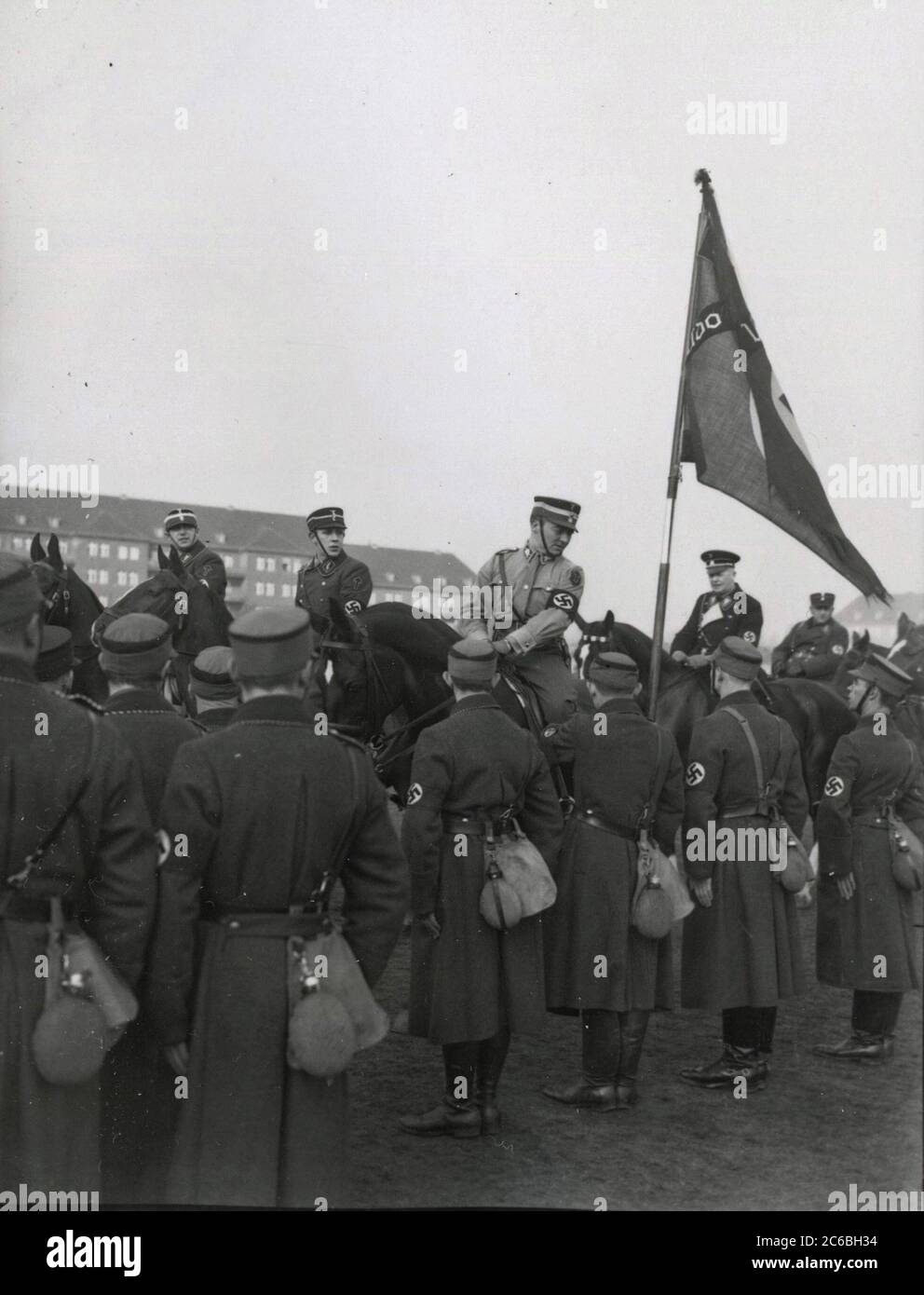 Appell (roll call) by SA Berlin - Tempelhof Heinrich Hoffmann ...