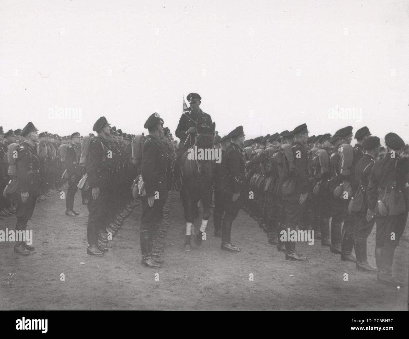 Appell (roll call) by the SS - Lammers u. dietrich, Sepp Heinrich ...