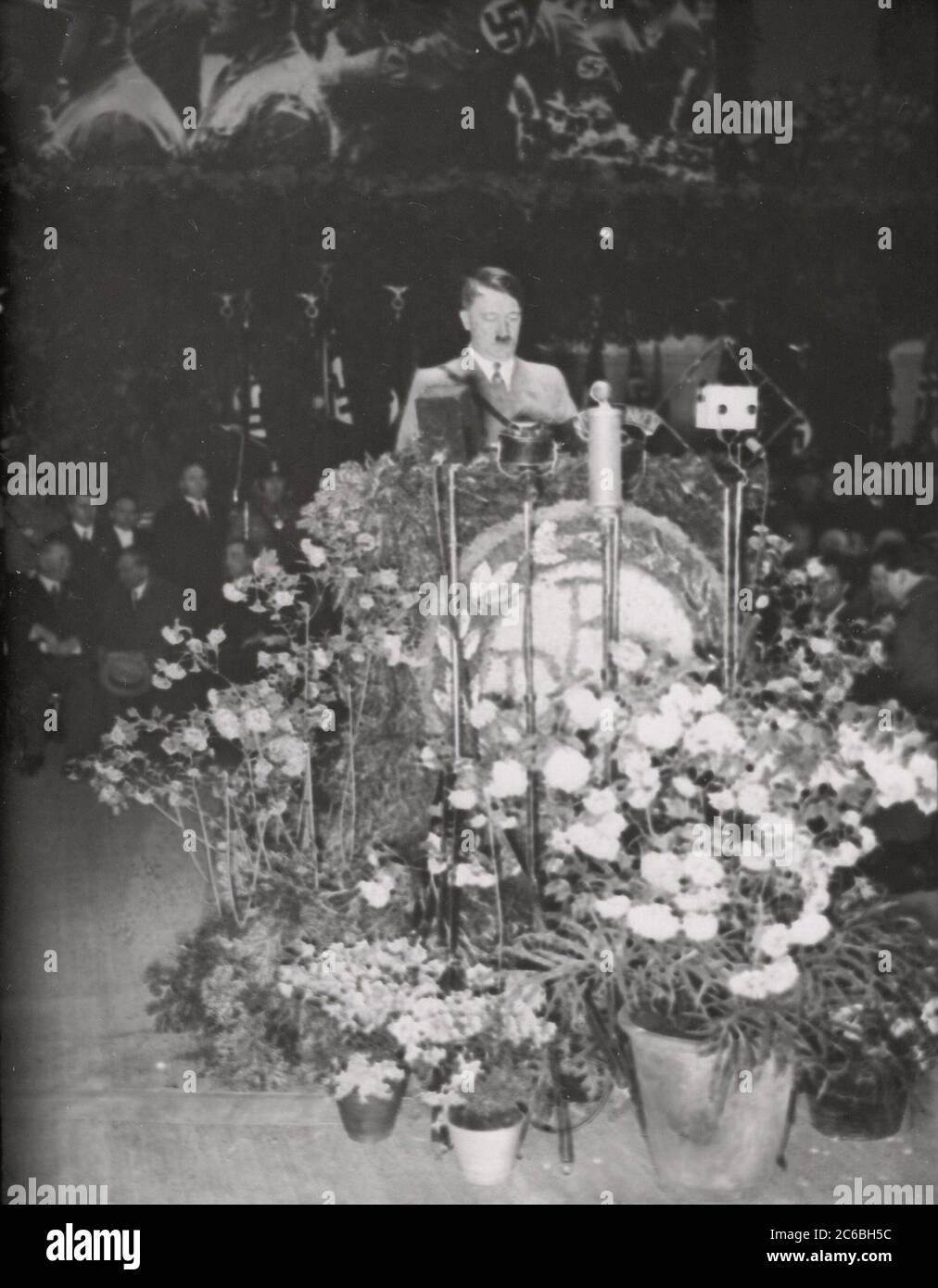 Hitler speaks Heinrich Hoffmann Photographs 1934 Adolf Hitler's ...
