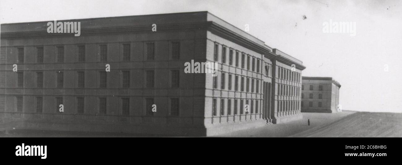 Model of the new Reich Chancellery Heinrich Hoffmann Photographs 1934 ...