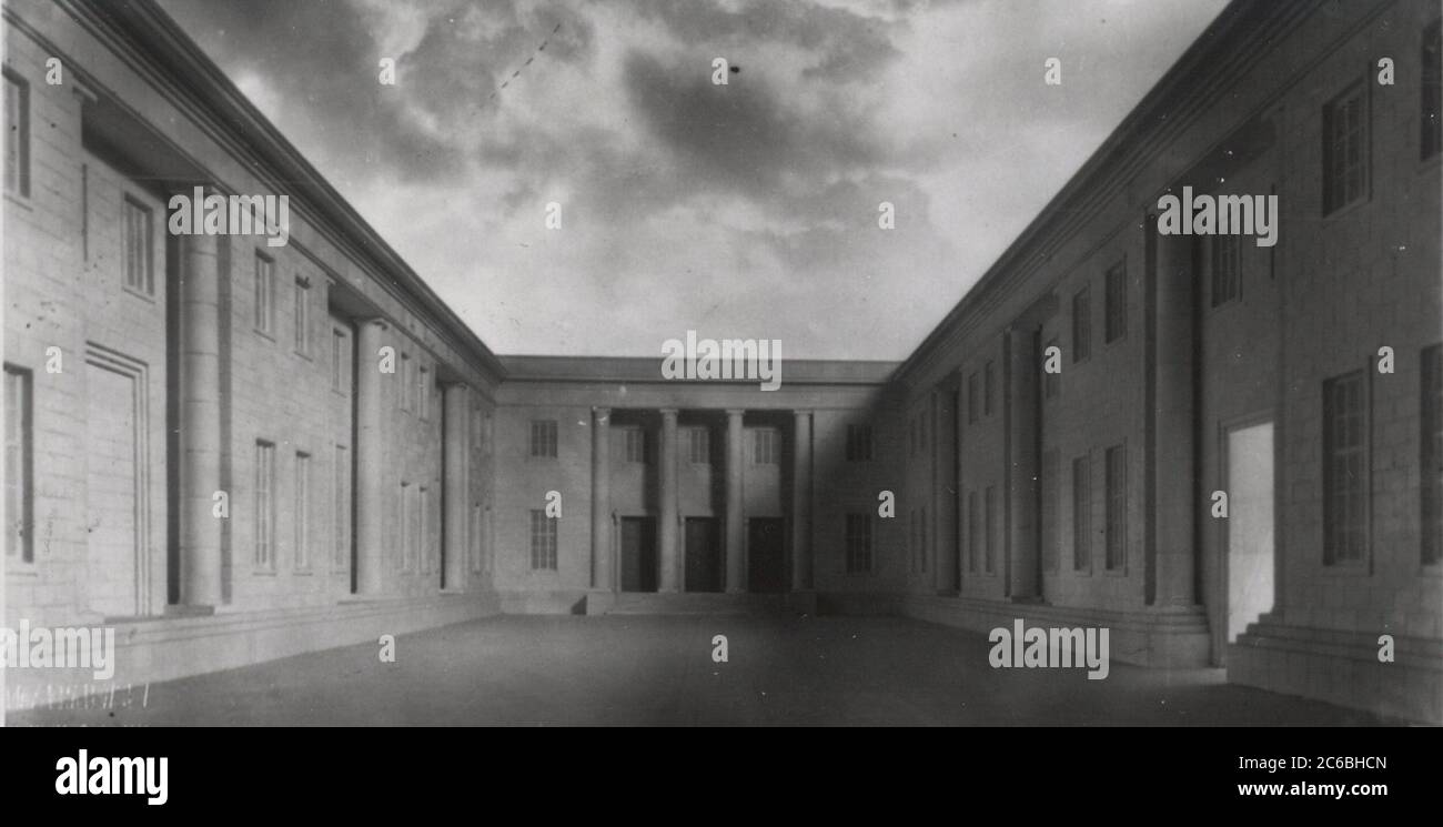 Model of the new Reich Chancellery Heinrich Hoffmann Photographs 1934 ...