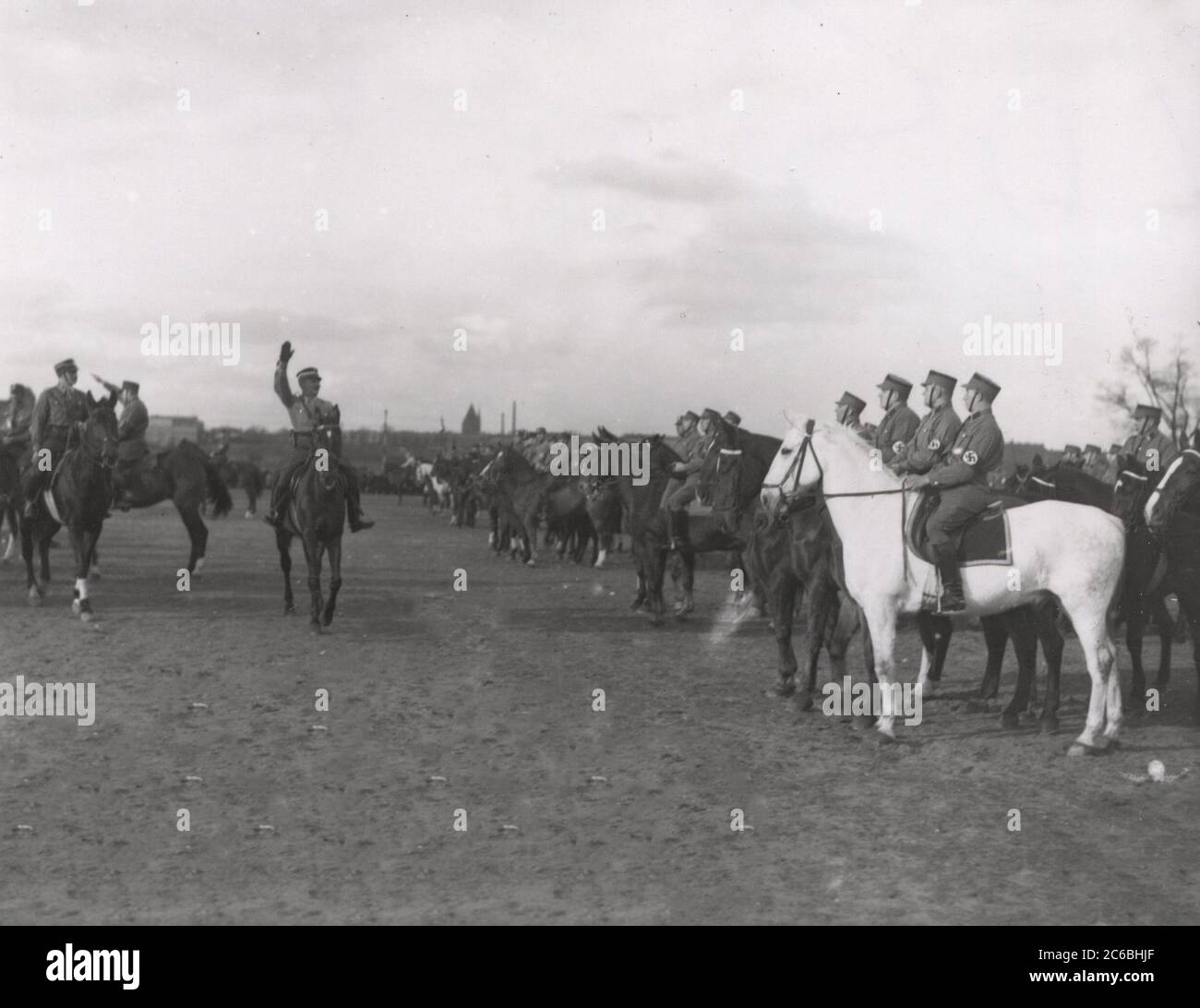 Appell (roll call) of the Berlin SA Heinrich Hoffmann Photographs 1934 ...