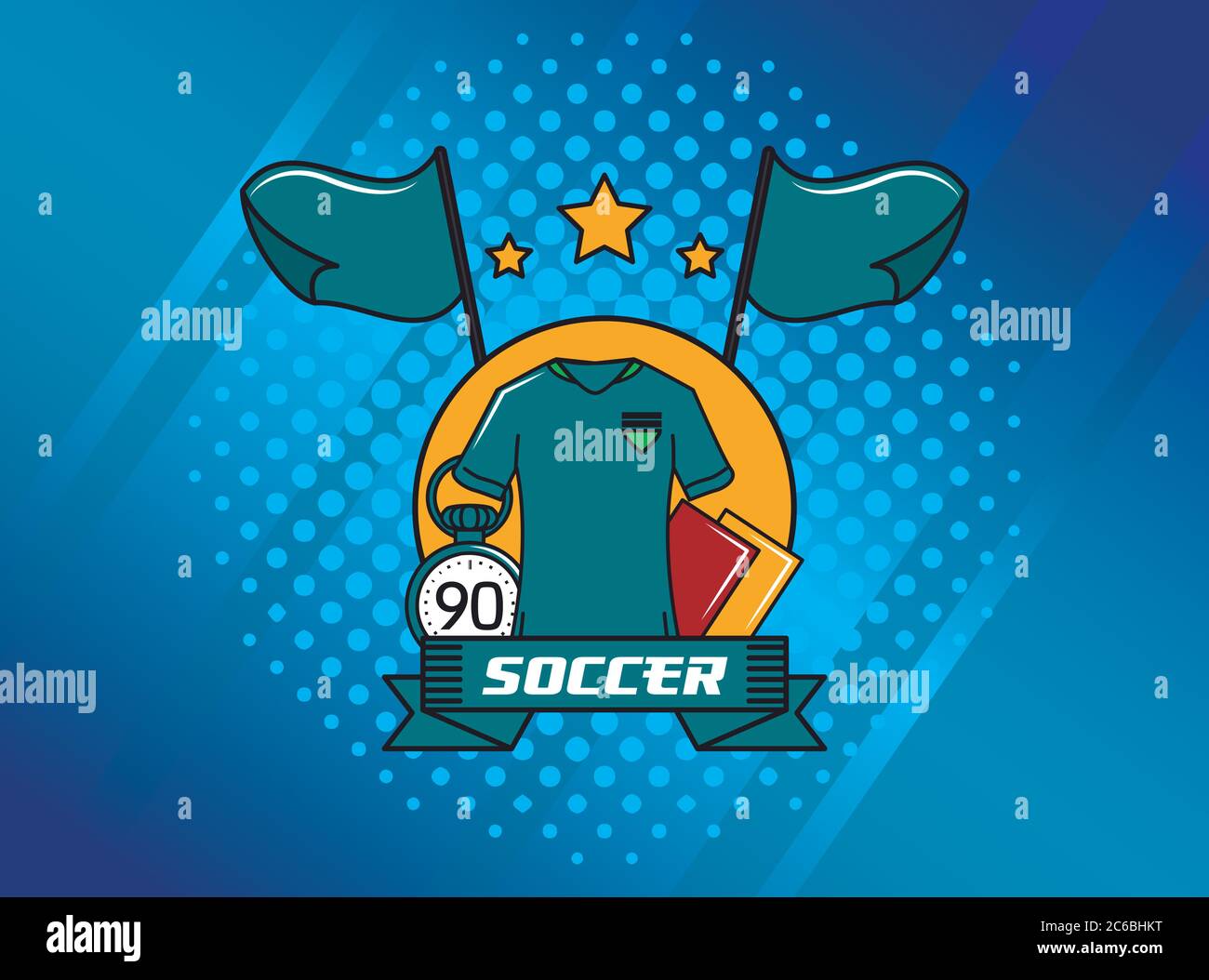 Label design football flags hi-res stock photography and images - Alamy