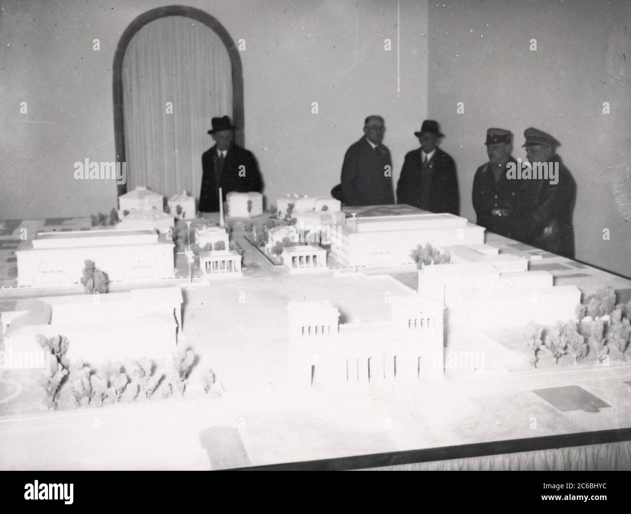 Model of the party buildings in Munich Heinrich Hoffmann Photographs ...