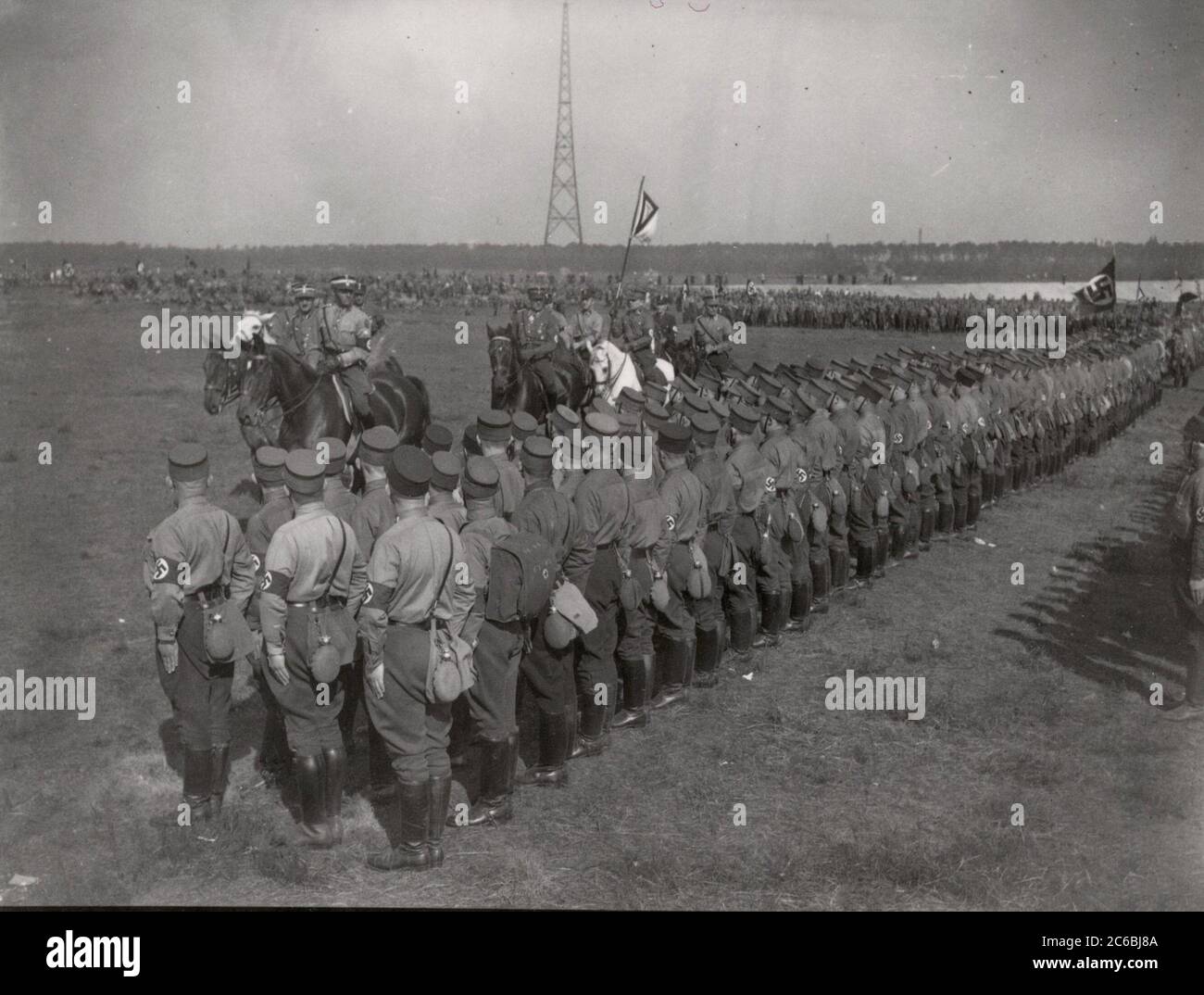 Appell (roll call) by the SA Heinrich Hoffmann Photographs 1934 Adolf ...