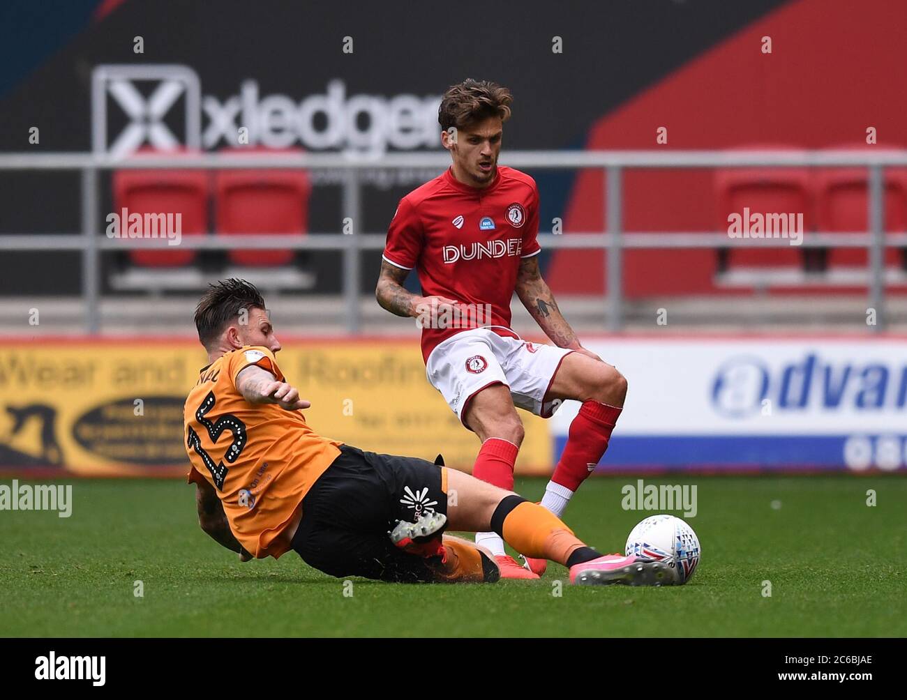 Ashton Gate Stadium, Bristol, UK. 8th July, 2020. English Football ...