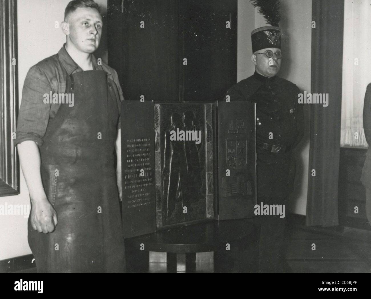 Presentation of a gift to Hitler Heinrich Hoffmann Photographs 1934 ...