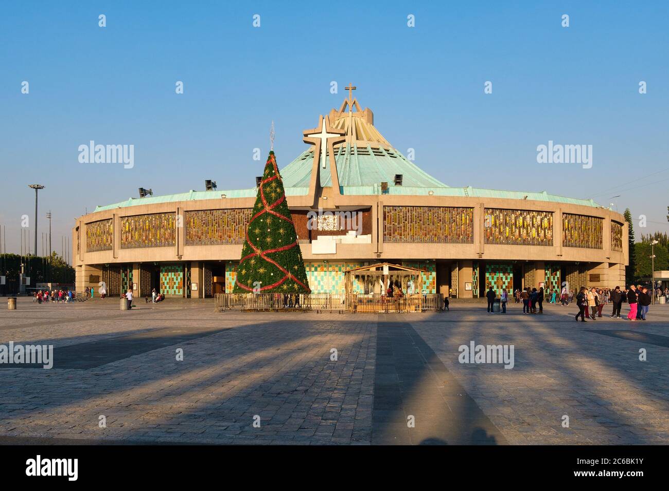 The Basilica or Our Lady of Guadalupe in Mexico City, the most visited ...