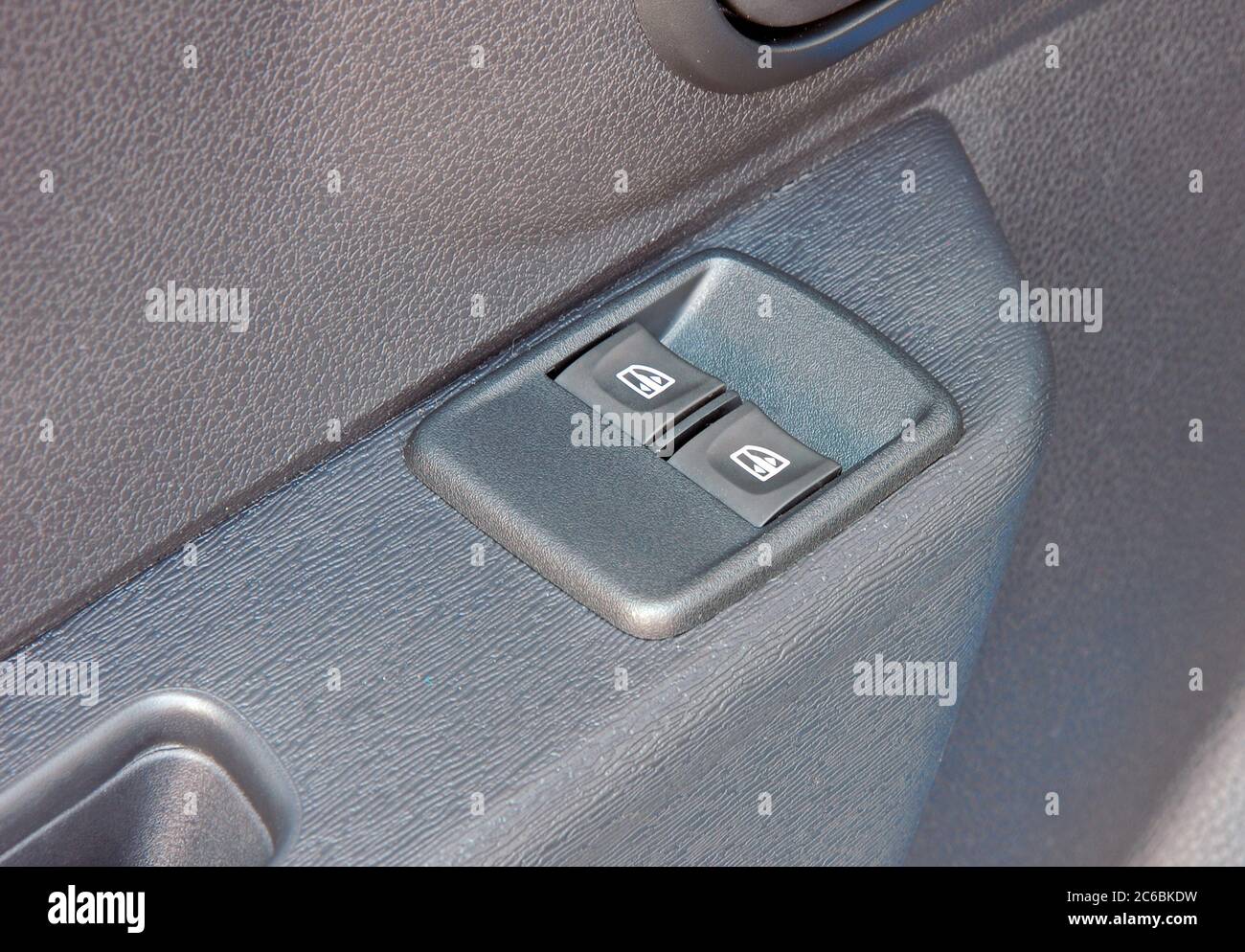 Electric window button, Electric button for closing a car window Stock ...