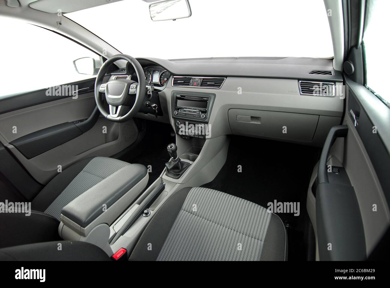 interior of a modern car, dashboard of a modern car Stock Photo - Alamy