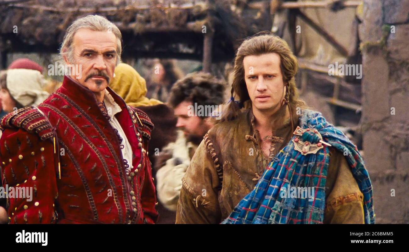 USA. Sean Connery and Christopher Lambert in a scene from the ...