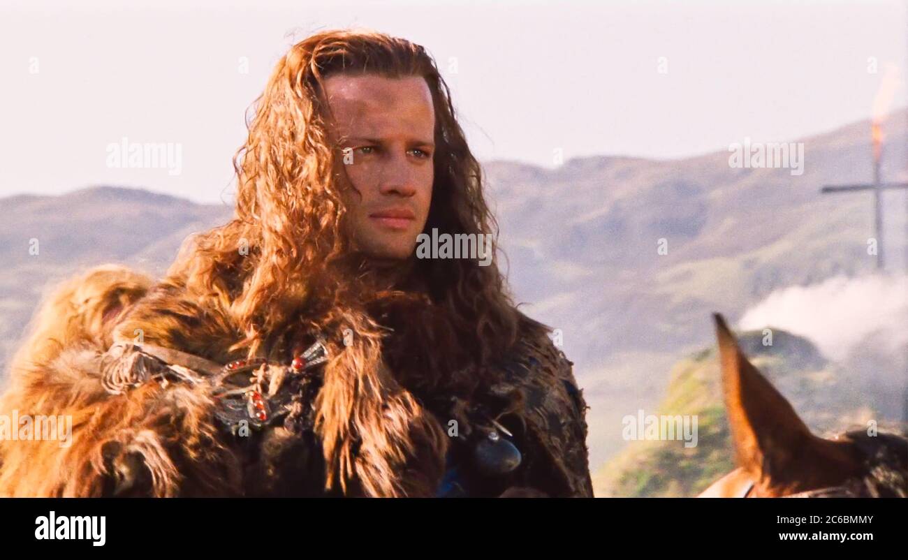 USA. Christopher Lambert in a scene from the ©Twentieth Century Fox movie: Highlander (1986 ...