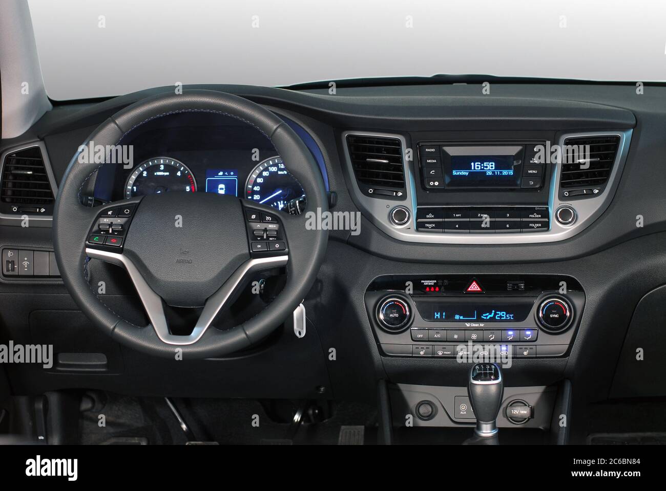 car interior, car dashboard, modern car interior Stock Photo - Alamy