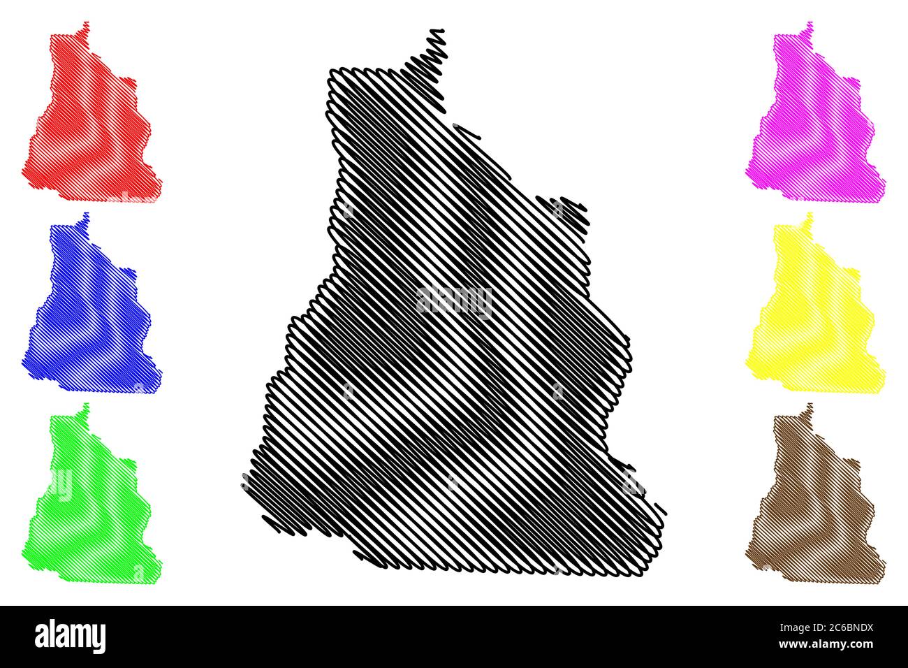 Map of adel Stock Vector Images - Alamy