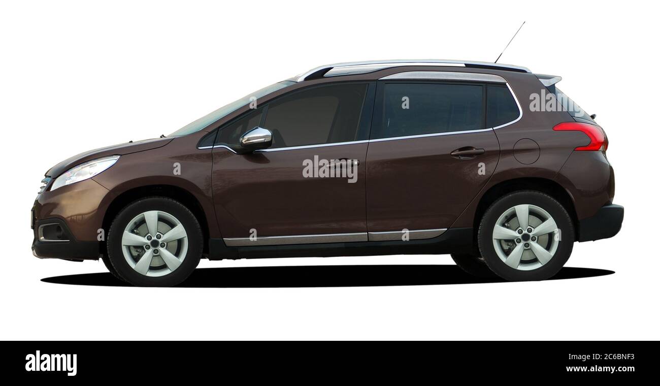 car side view, passenger car, car on white background Stock Photo - Alamy