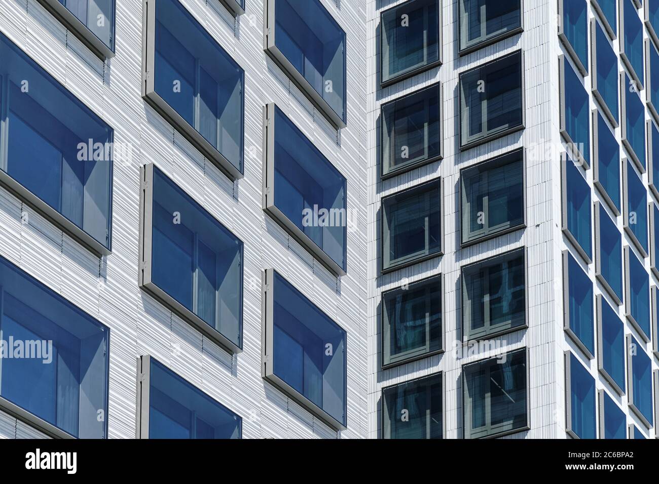 The facade of a modern building in Helsinki, Finland Stock Photo - Alamy