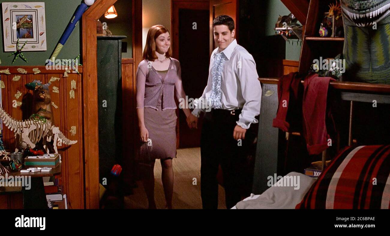 USA. Jason Biggs and Alyson Hannigan in a scene from the ©Universal ...