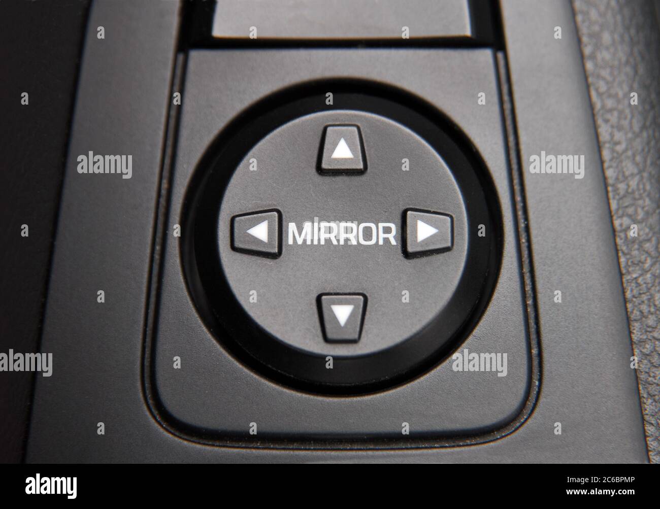 side mirror switch control, car interior detail Stock Photo - Alamy