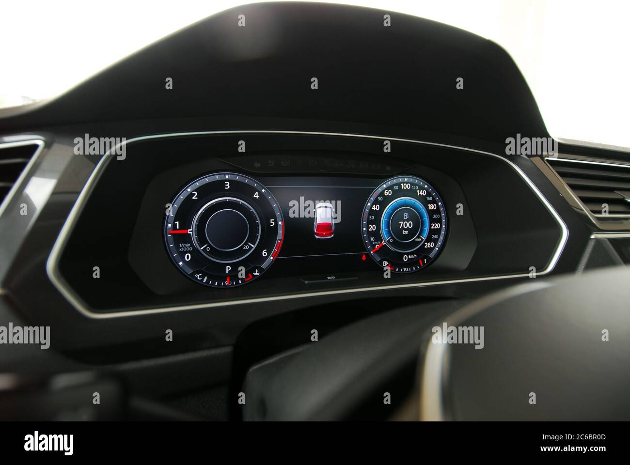 car instruments panel, car illuminated dashboard, illuminated ...