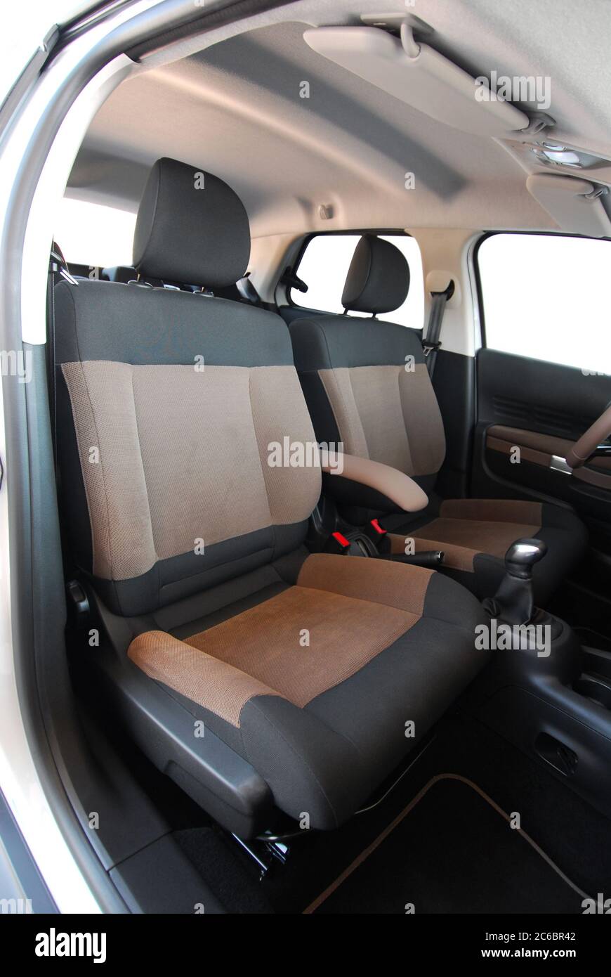 Front seats of a modern passenger car Stock Photo - Alamy