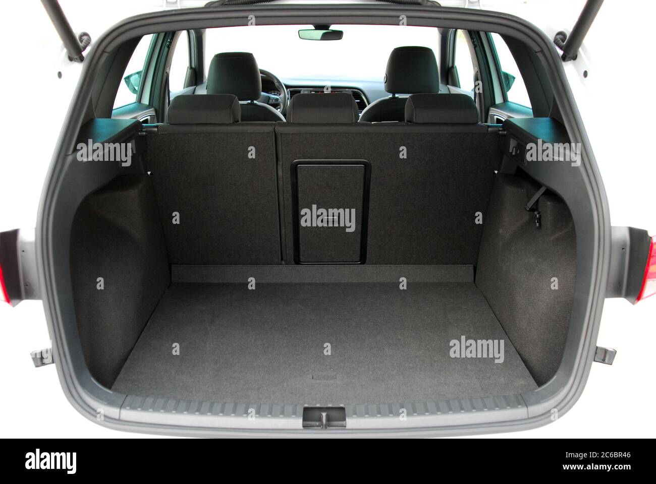 empty car trunk, Empty trunk of the small car Stock Photo - Alamy