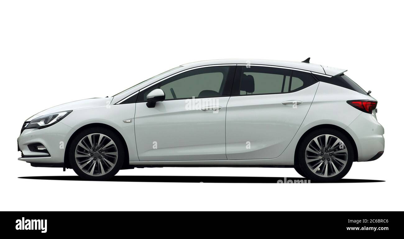 car side view, passenger car, car on white background Stock Photo - Alamy