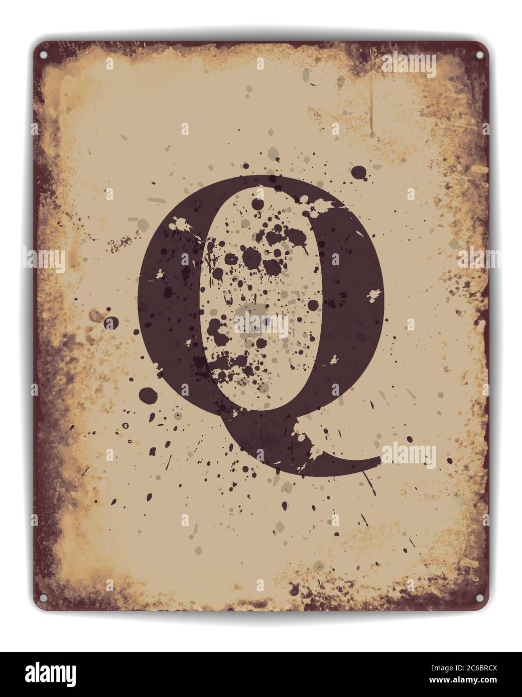 Old Q Stock Vector Images - Alamy