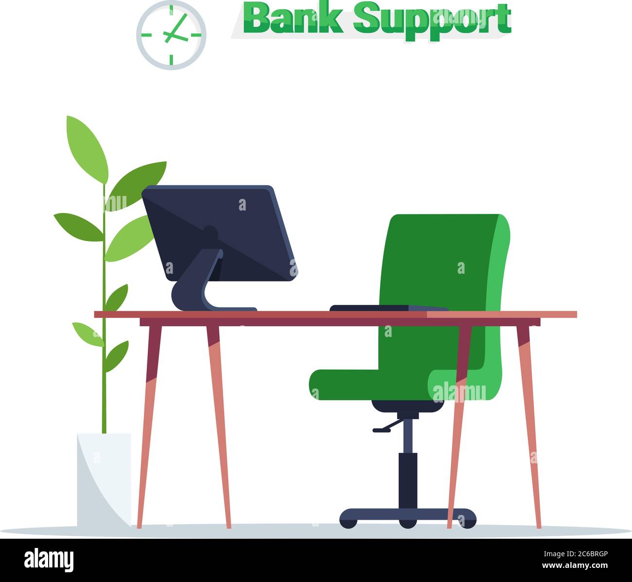 Bank interior detail Stock Vector Images - Alamy