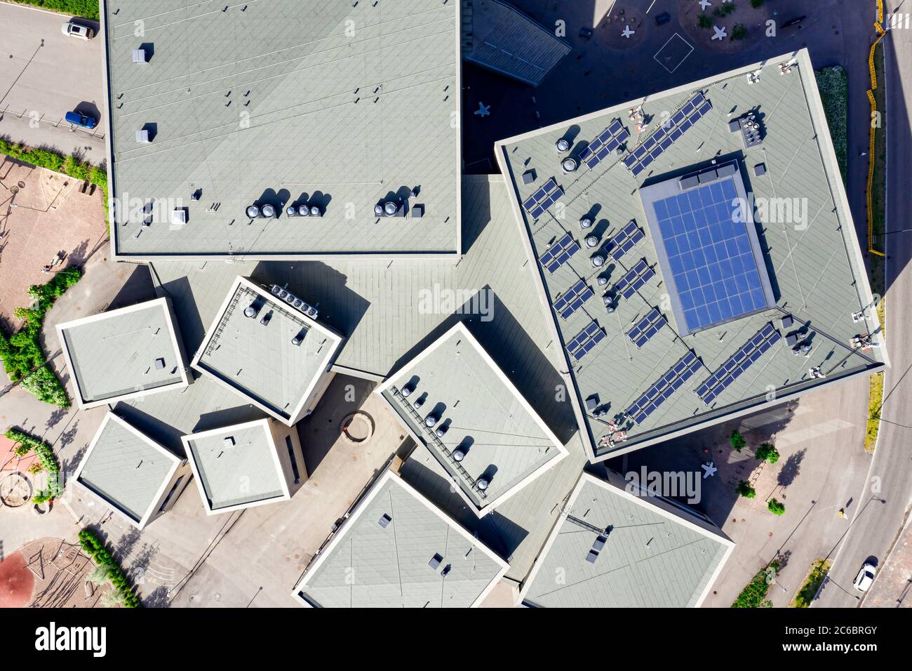 Roof of school hi-res stock photography and images - Alamy