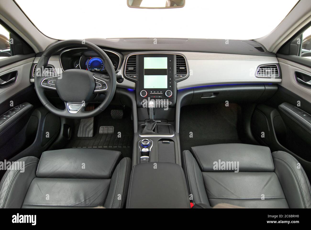 car interior, car dashboard, modern car interior Stock Photo - Alamy