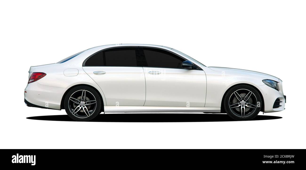 car side view, passenger car, car on white background Stock Photo - Alamy