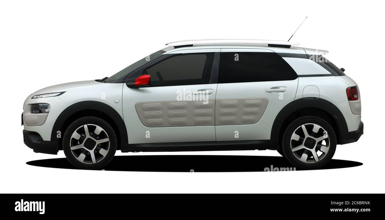 car side view, passenger car, car on white background Stock Photo - Alamy