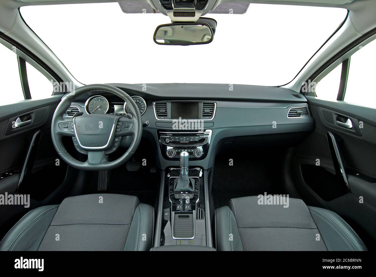 car interior, car dashboard, modern car interior Stock Photo - Alamy