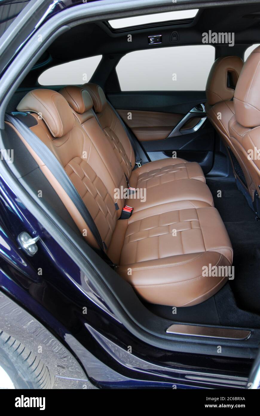 Rear car seat Stock Photo - Alamy