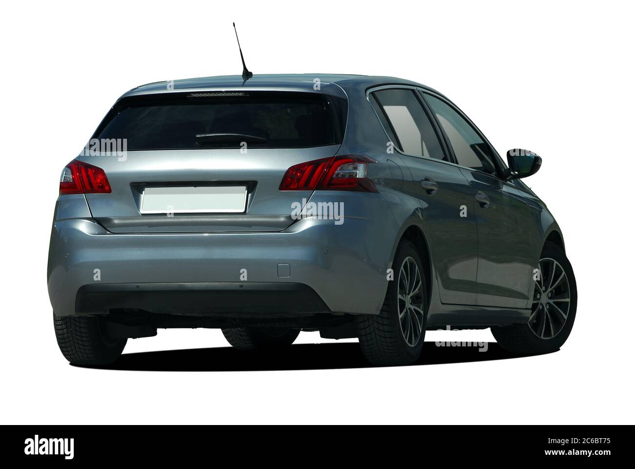 hatchback, car, white hatchback on white background Stock Photo - Alamy