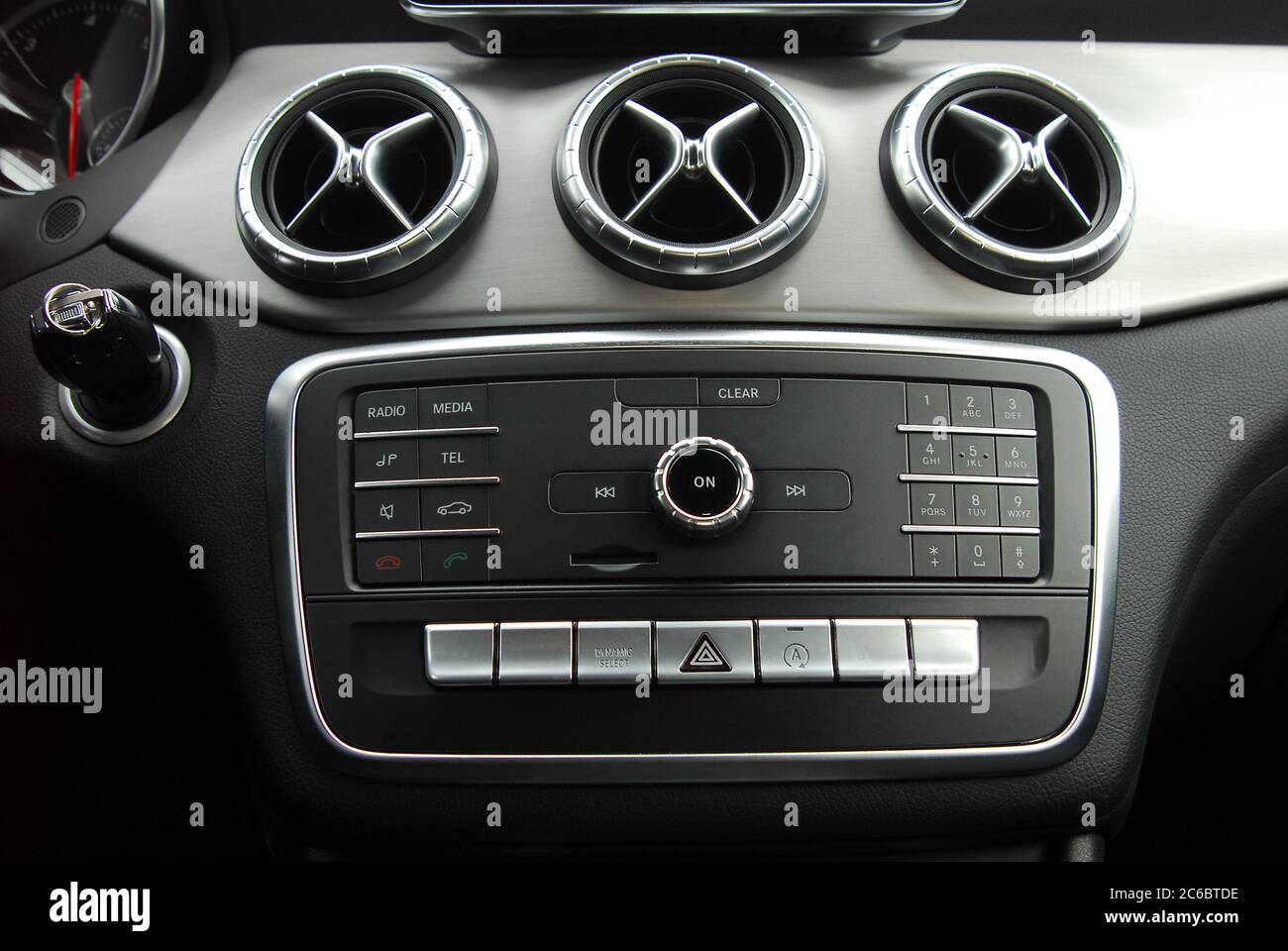 control panel in a modern passenger car Stock Photo - Alamy