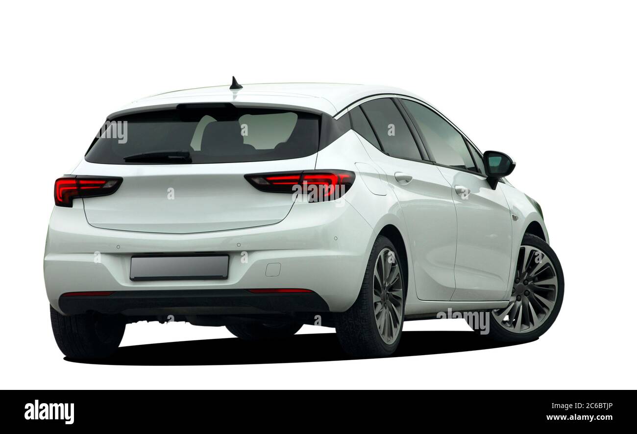 Hatchback economy car Cut Out Stock Images & Pictures - Alamy