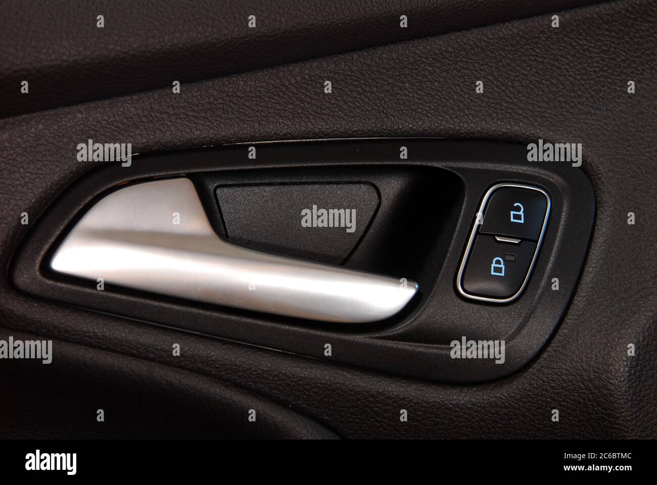 Car door handles and central locking Stock Photo - Alamy