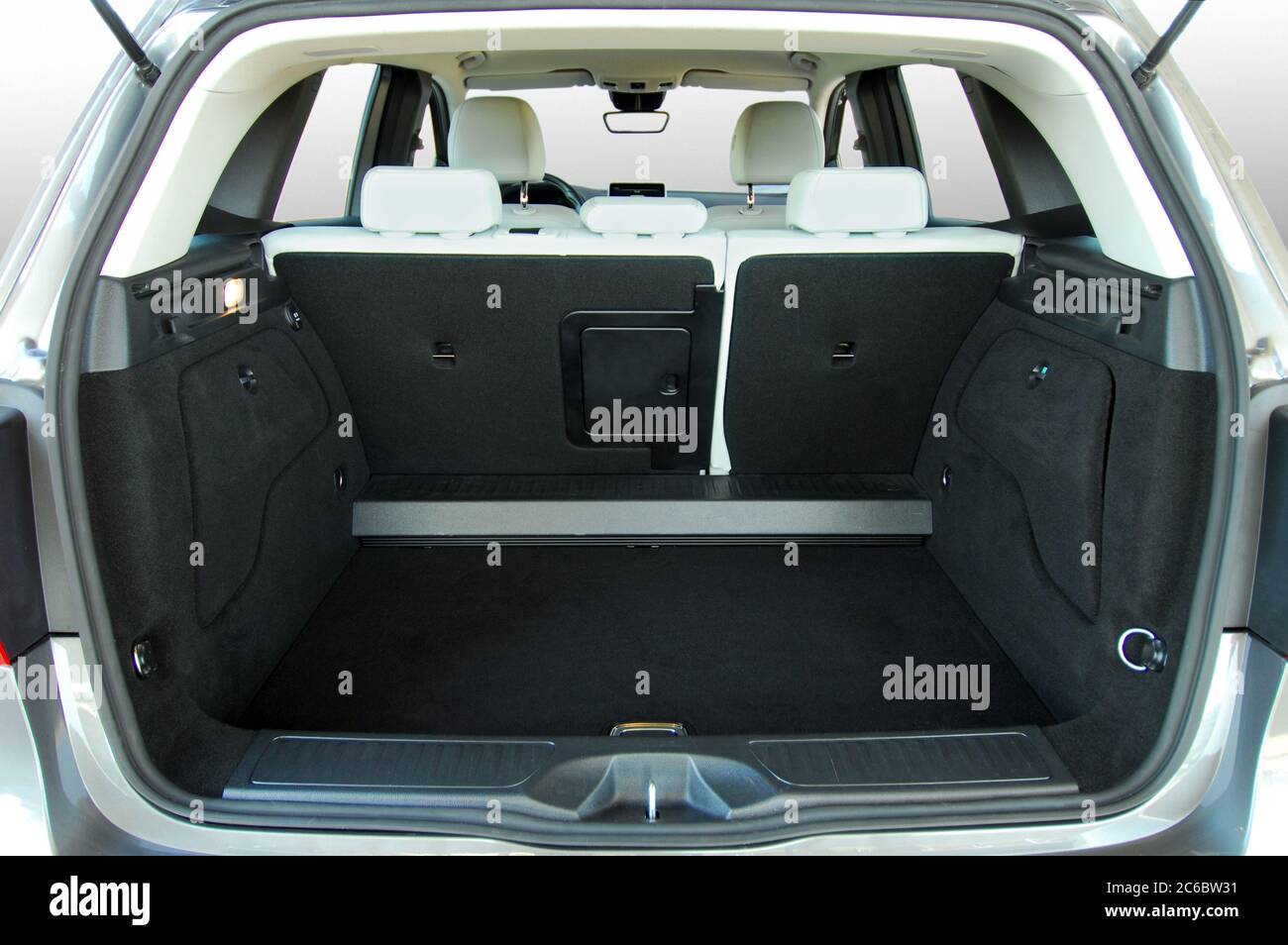 a trunk in a passenger car Stock Photo - Alamy